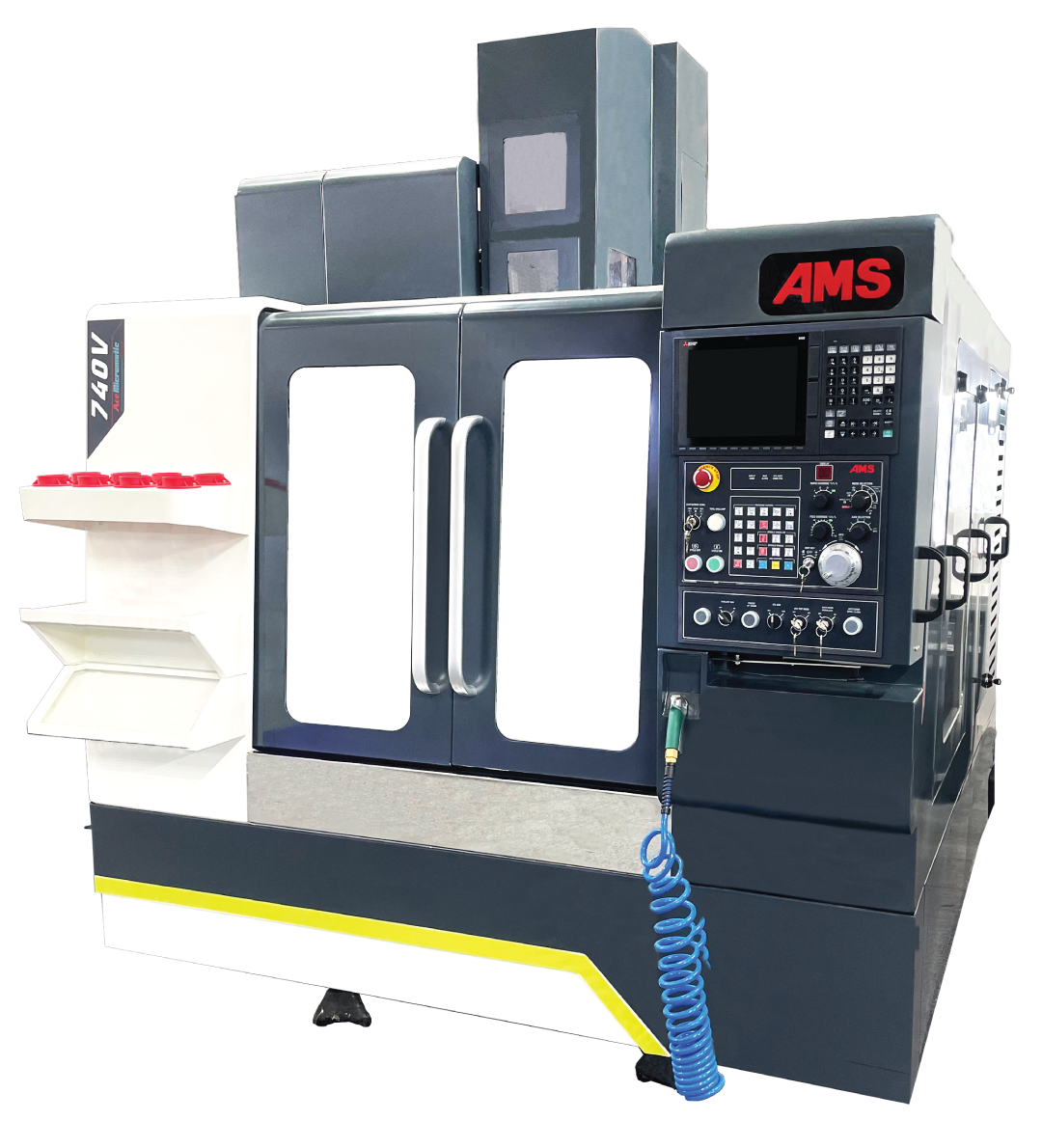 MagicWandMedia | Vertical Machining Centers - Compact and Precise AMS 740V